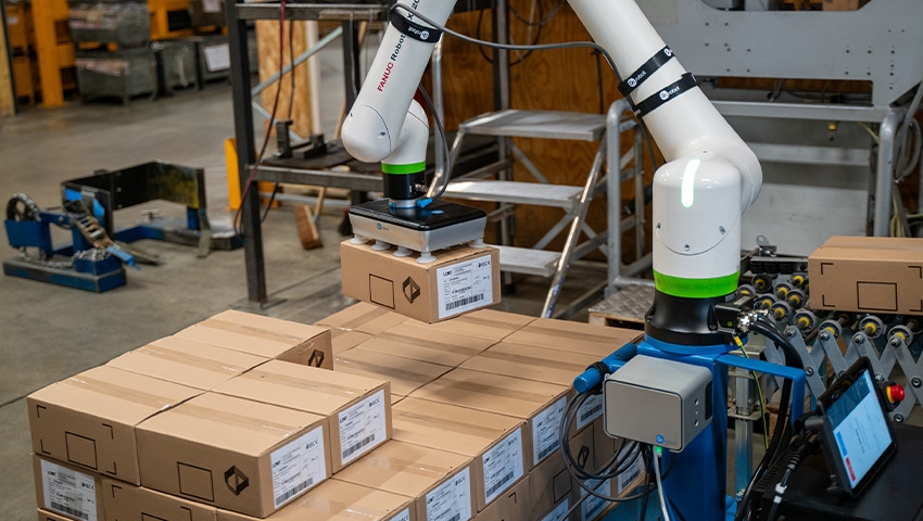 Robotic Palletizing Success With Dploy Onrobot